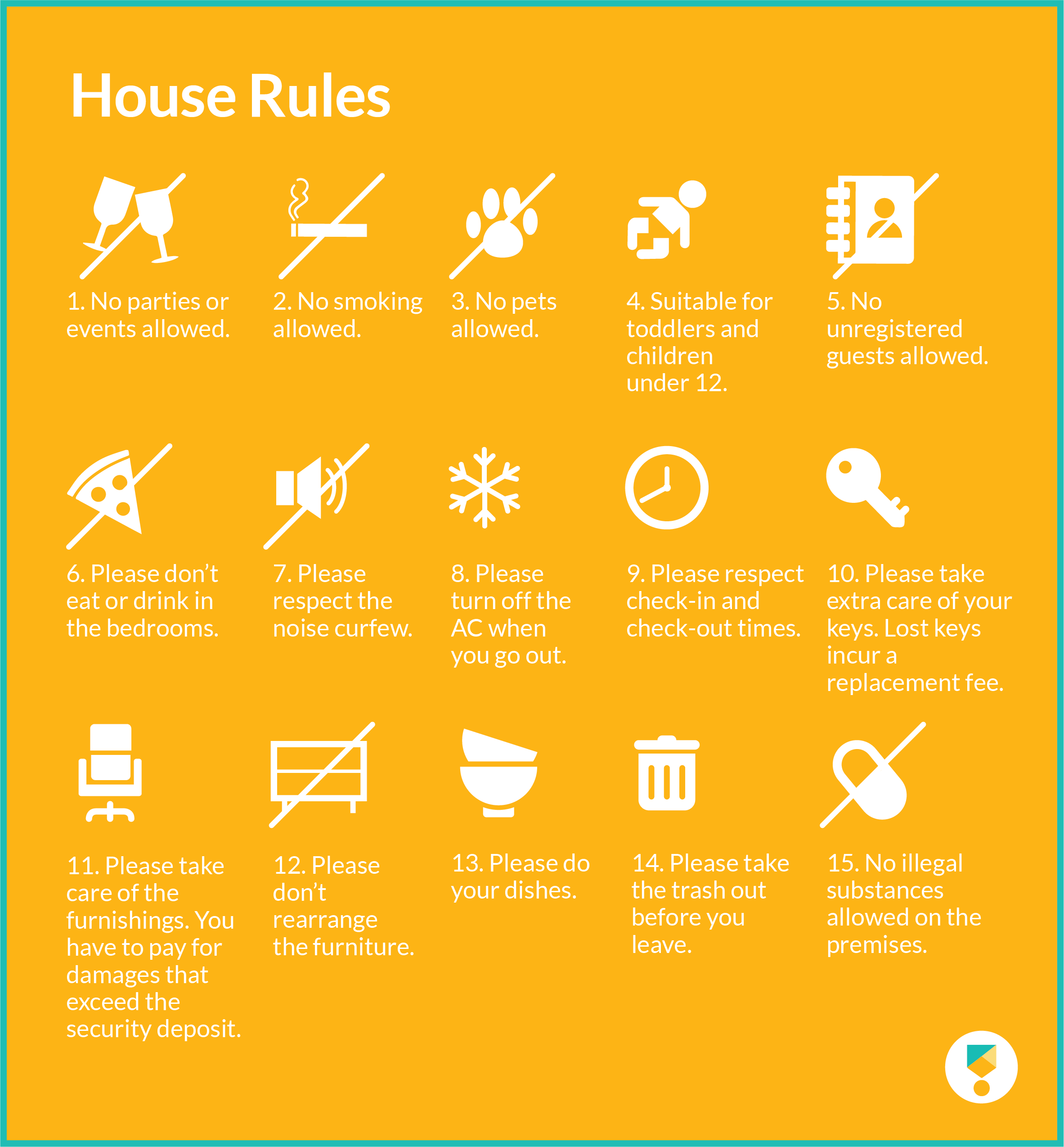 Airbnb House Rules Template 15 Examples Of Essential House Rules For Every Listing